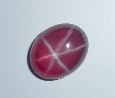 Transparent Star Ruby Oval Cab - Cubic Zirconia (CZ), Natural ...