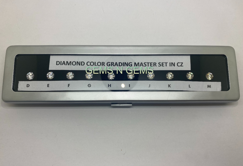 Diamond Color Grading Master Set In Cz - Cubic Zirconia (CZ), Natural ...