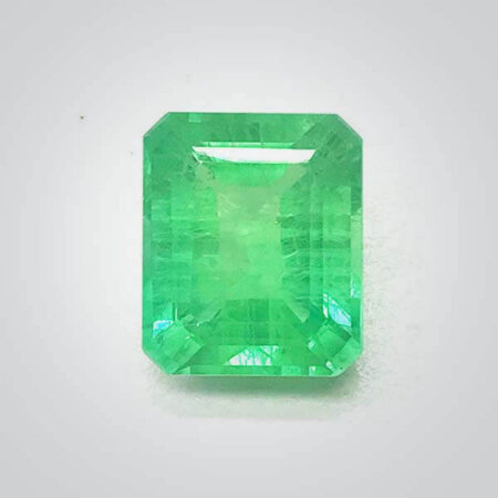 Lab Created Green Sapphire with inclusion, Octagon - Cubic Zirconia (CZ ...